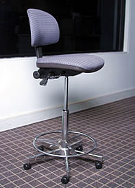 Induction: Workstation setup - Adjusting your teller chair